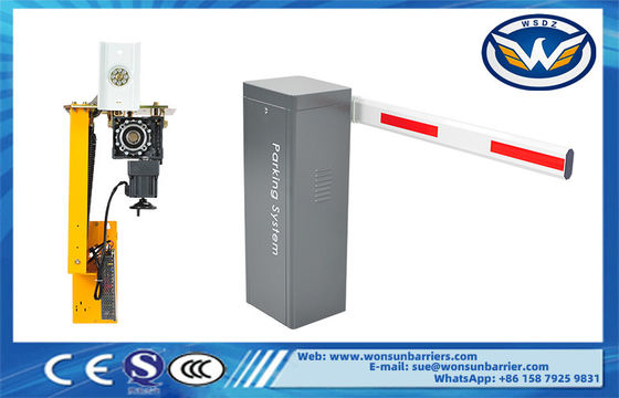 Red Automatic Barrier Gate 90 Degree Opening Angle With Adjustable ...