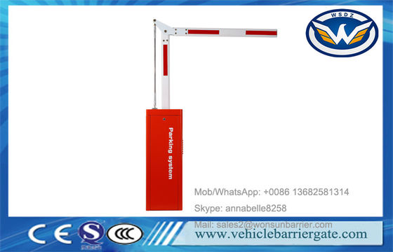 Folding Parking Boom Automatic Barrier Gate Remote Control With 6 Meter ...