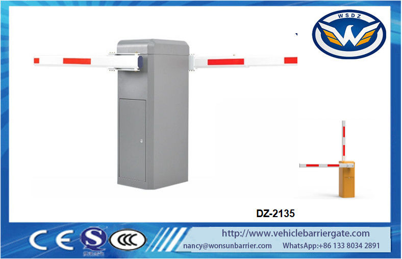 Two Motor Security Vehicle Barrier Heavy Duty Parking Barrier Gate For ...