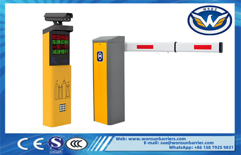 LPR Parking Management System With Traffice Barrier Gate License Plate ...
