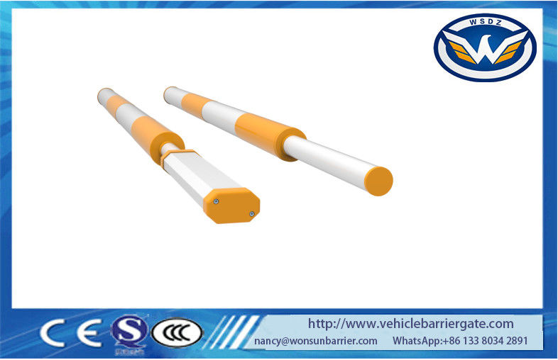 Anti Smashing Round Shape Barrier Arm For Safety Boom Barrier Gate ...