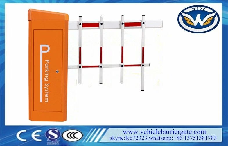 DC Backup Battery Barrier Gate Arm with 2 Fence / Remote Control Toll ...