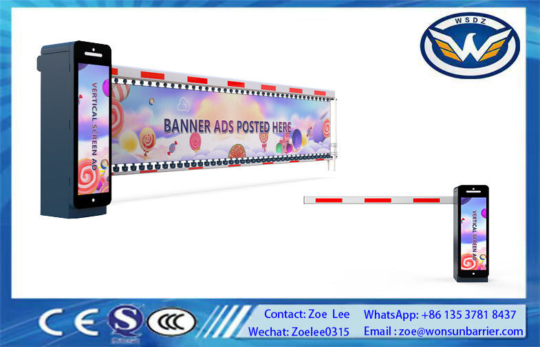 Advertising Automatic Barrier Gate Brushless Motor DC24V Shopping Mall ...