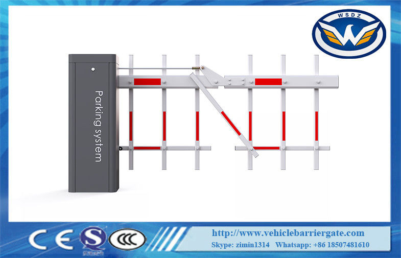 90 Degree Folding Fence Boom Car Park Barriers Max 4.5m With DC ...