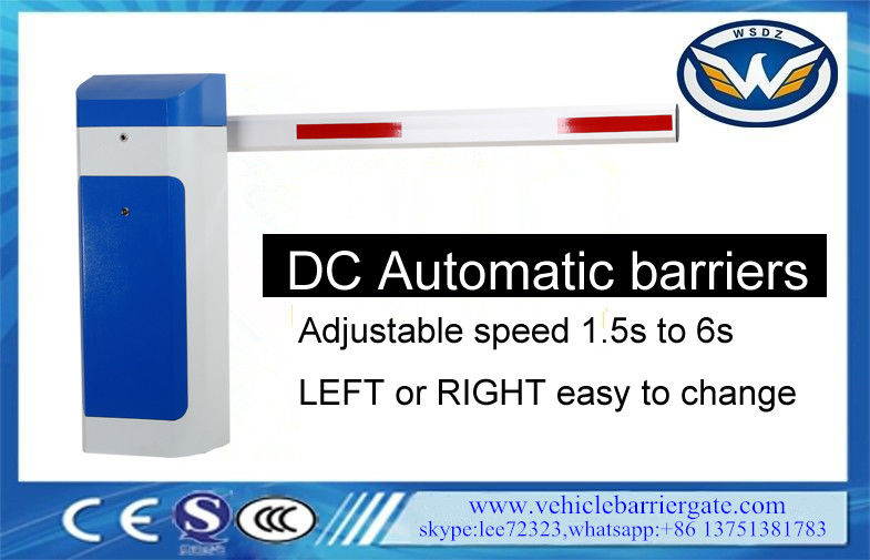 DC Motor Vehicle Barrier Gate 1m-6m Arm Length Operation Safety With ...