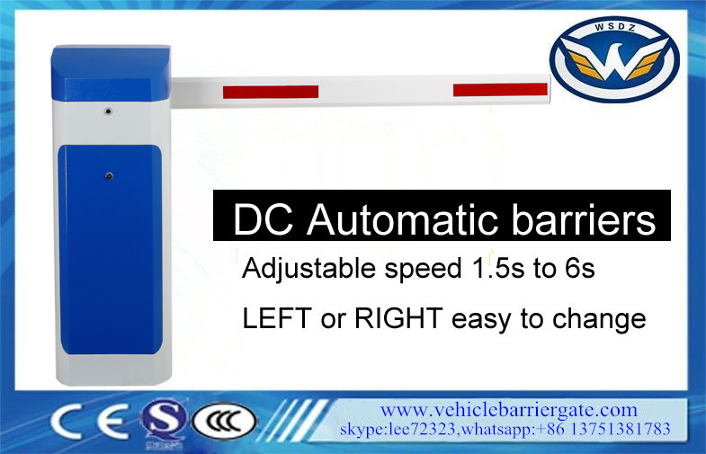 DC Motor Vehicle Barrier Gate 1m-6m Arm Length Operation Safety With ...