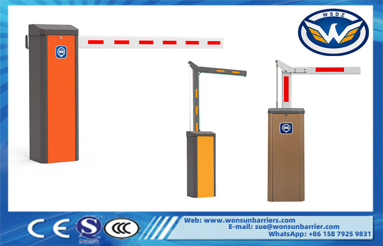 DC Brushless Car Barrier Gate Operator 1.5S - 6S Powder Coating For ...