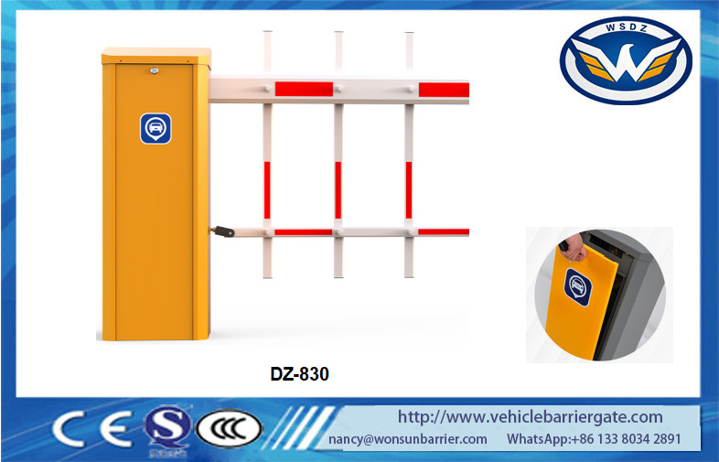 Automatic Swing Out Arm Remote Control Car Parking Barrier Gate With 6m Arm