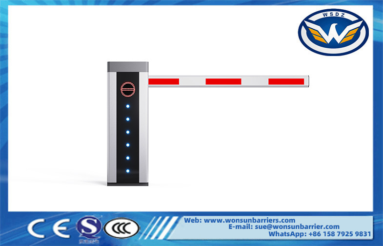 LED Light DC Brushless Intellgent Vehicle Barrier Gate With Powder ...