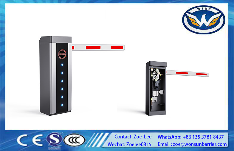 DC Brushless Motor Car Park Barrier Gate With LED IP54 and Advanced ...