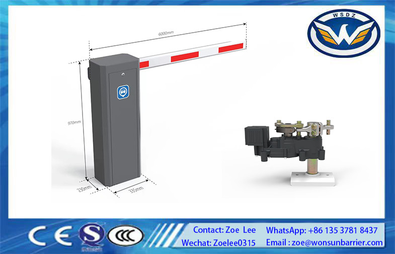 DC 24V Economical Boom Intelligent Barrier Gate with Adjustable Speed 2 ...