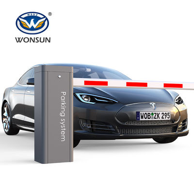 Max 6 Meters Automatic Car Parking Boom Barrier Gate Swing Out For Toll ...