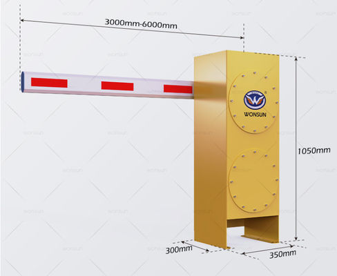 RS485 Inside Outside Waterproof Safety Road Barrier Vehicle Barrier ...