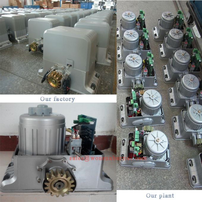 120W Power Automatic Sliding Gate Motor / Operators With Steel Gear Rack