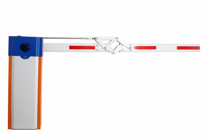 Vehicle Security Parking Lot Barrier Gate , Barrier Boom Gate Blue And ...