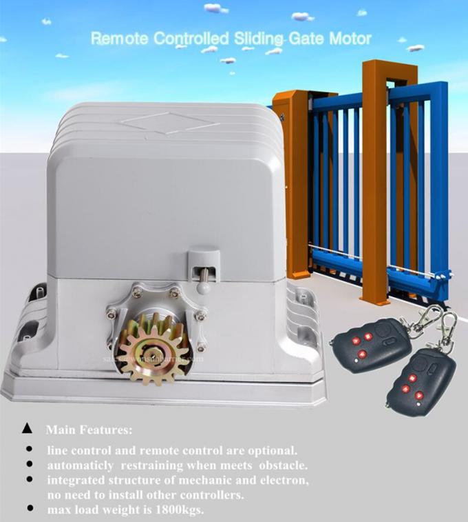 Line Control Automatic Gate Motors AC220V With Magenetic Limit Switch