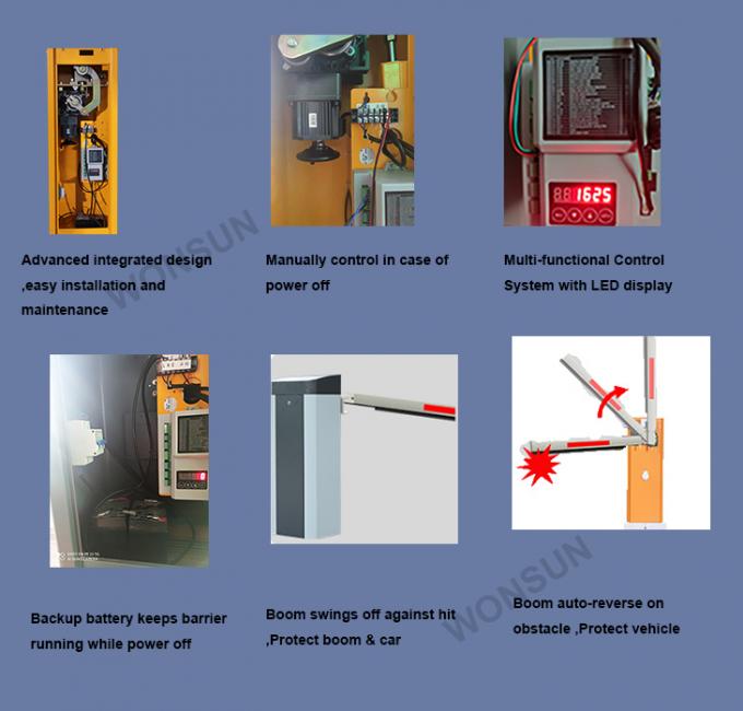 1.5sec 140w 6M Arm 1400rmp Driveway Barrier Gates