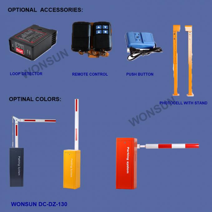 IP55 Waterproof Automatic flashing Parking Barrier Gate System