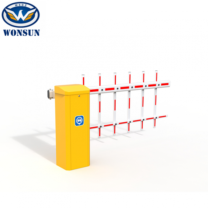 Automatic Swing Out Arm Remote Control Parking Barrier Gate With 6m Arm