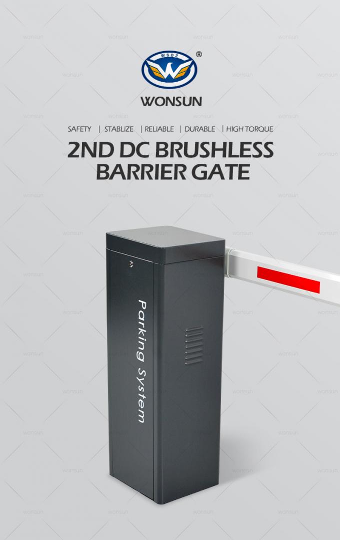 DC24V Brushless Motor Vehicle Barrier Gate Auto Control Parking Lot ...
