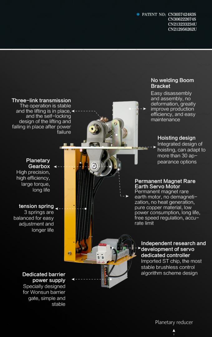 6m Automatic Boom Barrier Gate