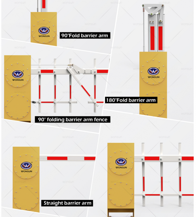 Waterproof Explosion Proof Automatic Boom Barrier Gate 24V BLDC Motor ...
