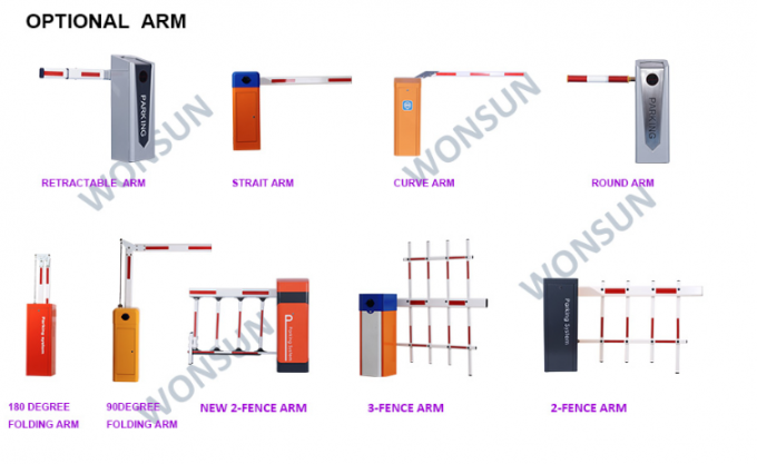 Vehicle Access Automatic Boom Barrier Gate Heavy Duty With DC Motor ...