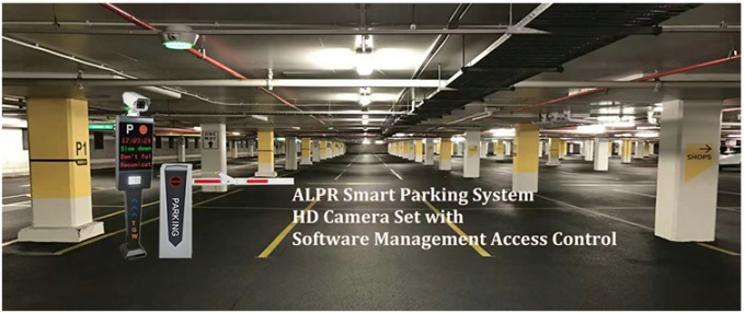 ALPR Parking Barrier Gate For Vehicle Access Control